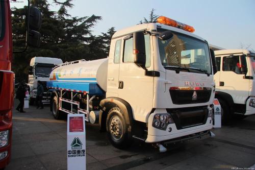 10m3 Howo 4x2 Water Tank Truck With Flat Cab 290 Hp, High Quality 10m3 ...