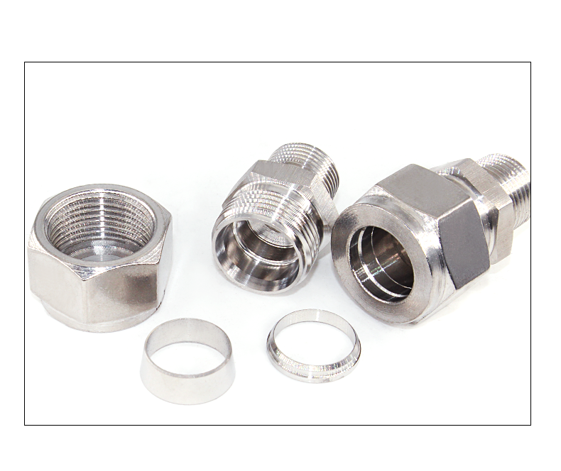 Pc Stainless Steel Ferrule Joint Threaded Joint With 304 Material And ...