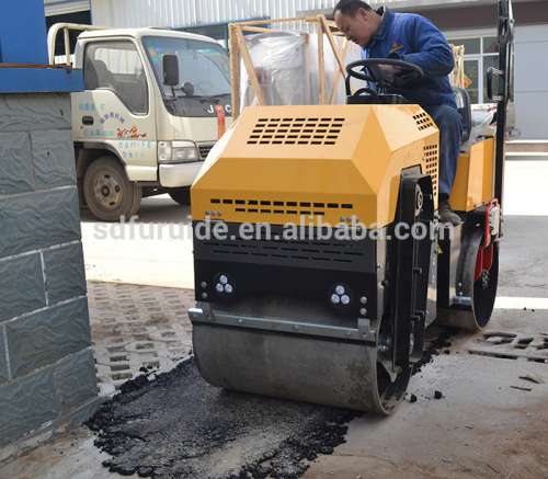 1 Ton Compactor Vibratory Tandem Road Roller (fyl-880), High Quality 1 ...