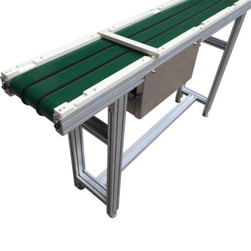 Electric Motor Small Pvc Rubber Belt Conveyor China Manufacturers ...