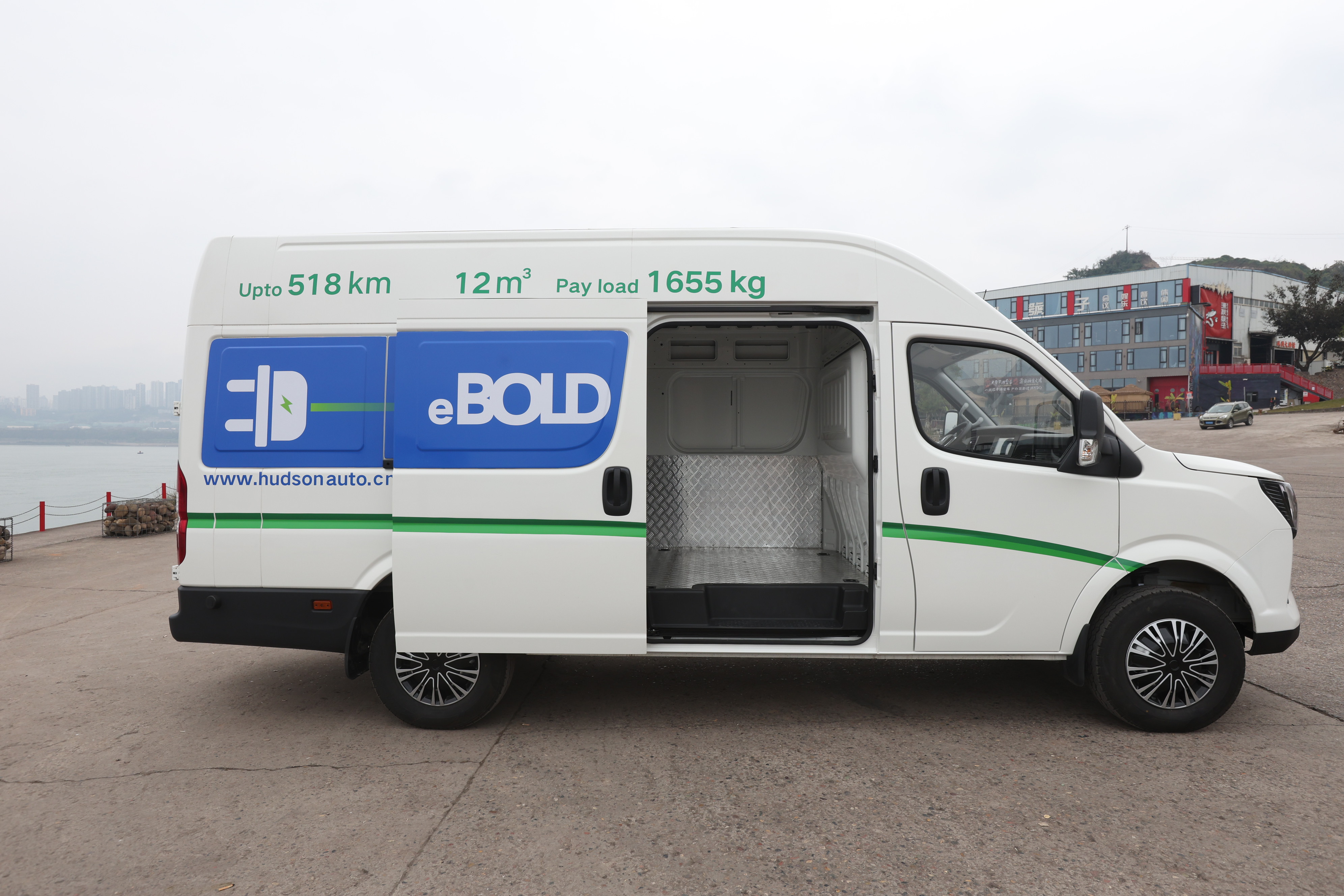 Hudson Ev Eu Certified Electric Cargo Vans With 77kwh, 86kwh, 101kwh ...