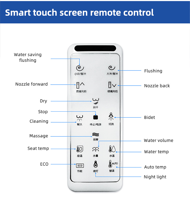 Floor-mounted Intelligent Toilet Smart Commode, High Quality Floor ...