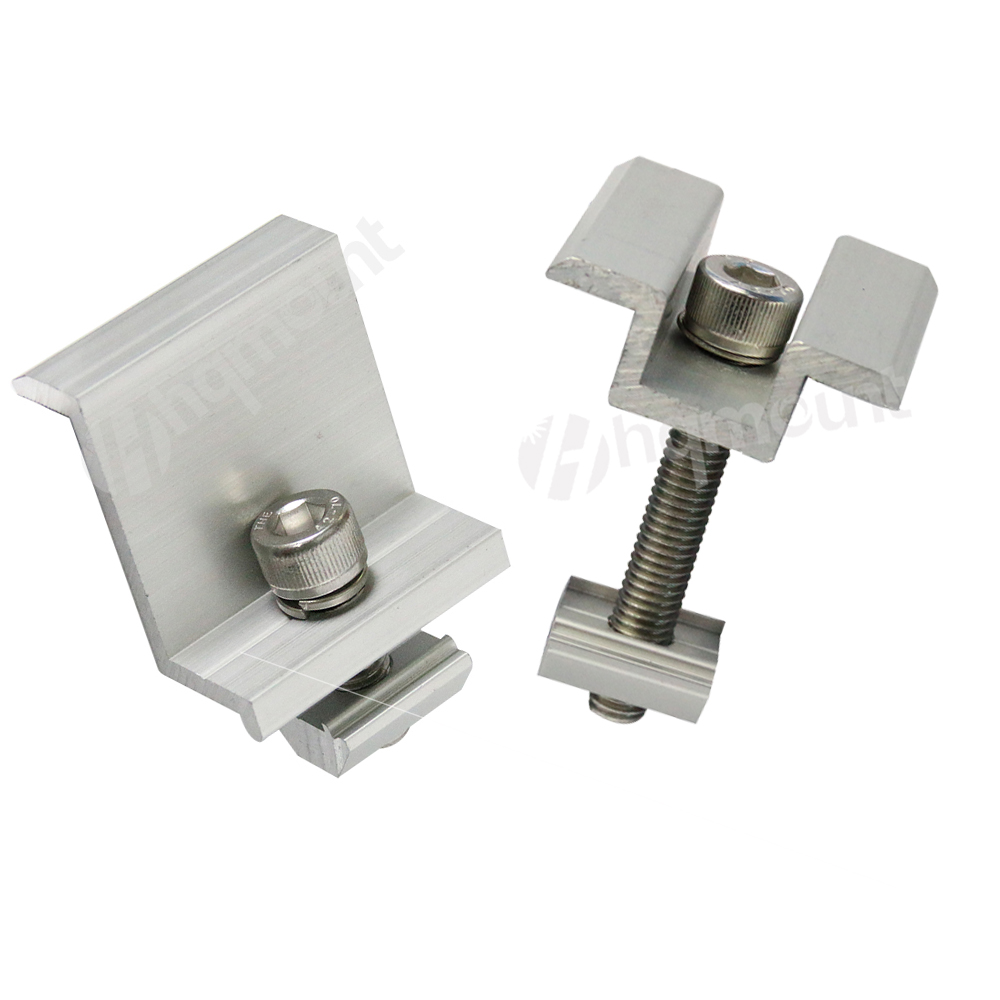 Hq Mount Aluminum Pv Mounting Solar Panel Mid Clamps Bracket, High ...