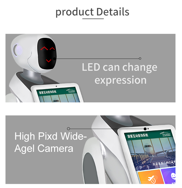 Auto-charge Android Touch Screen Robot With Laser Navigation, High ...