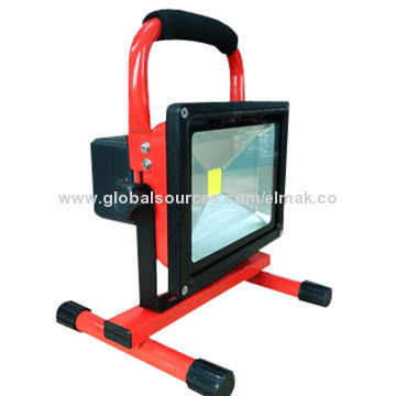 Outdoor 30w Portable Rechargeable Led Floodlights With Handle, Rohs ...