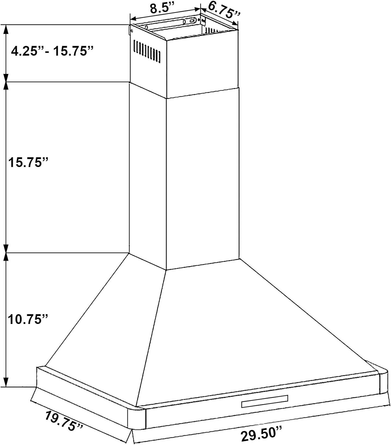 50cm Cooker Hood Specifications From Golden Supplier: Modern Restaurant ...