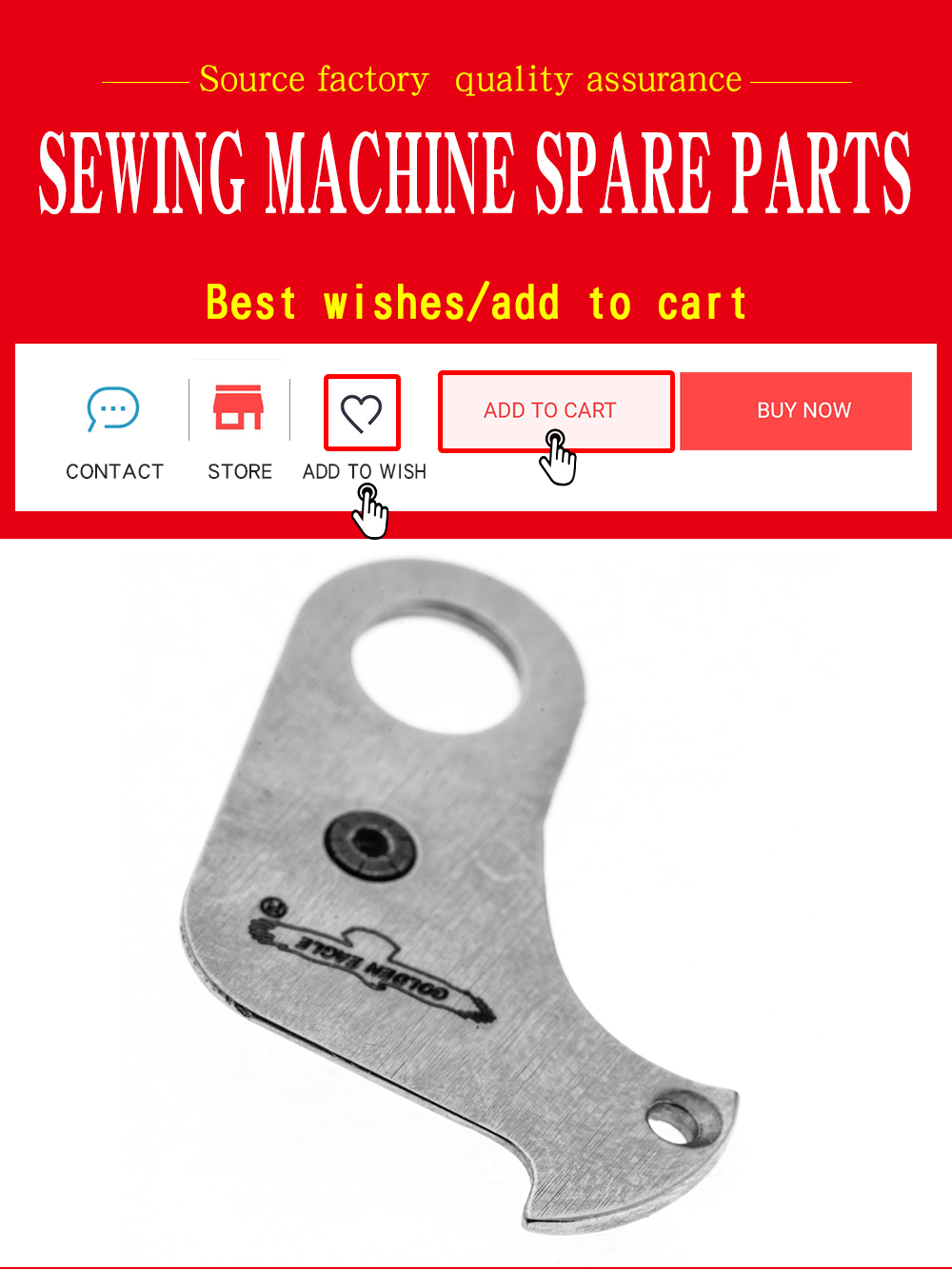 Juki Ddl-5550-6 Sewing Machine Movable Knife 110-40052 Replacement ...