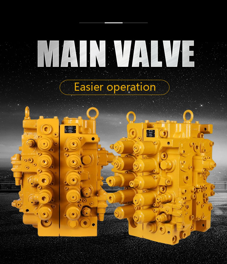 Pc200-8 Excavator Main Control Valve 723-47-29100 723-46-23101, High ...