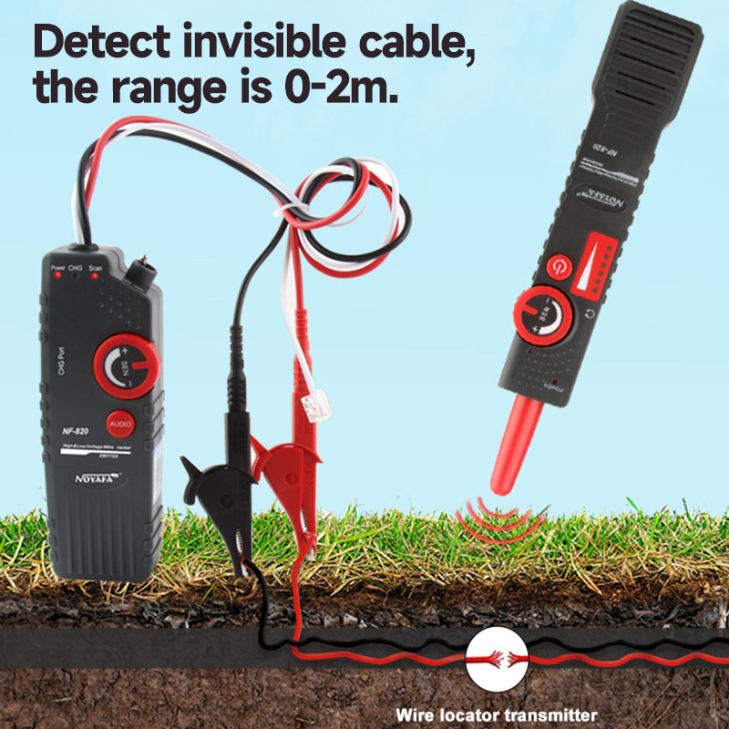 Underground Buried Electrical Cable Detector Nf-820, High Quality ...