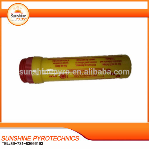 60sec Red Hand Flare Fireworks For Tunisia / Algeria / Libya Market ...