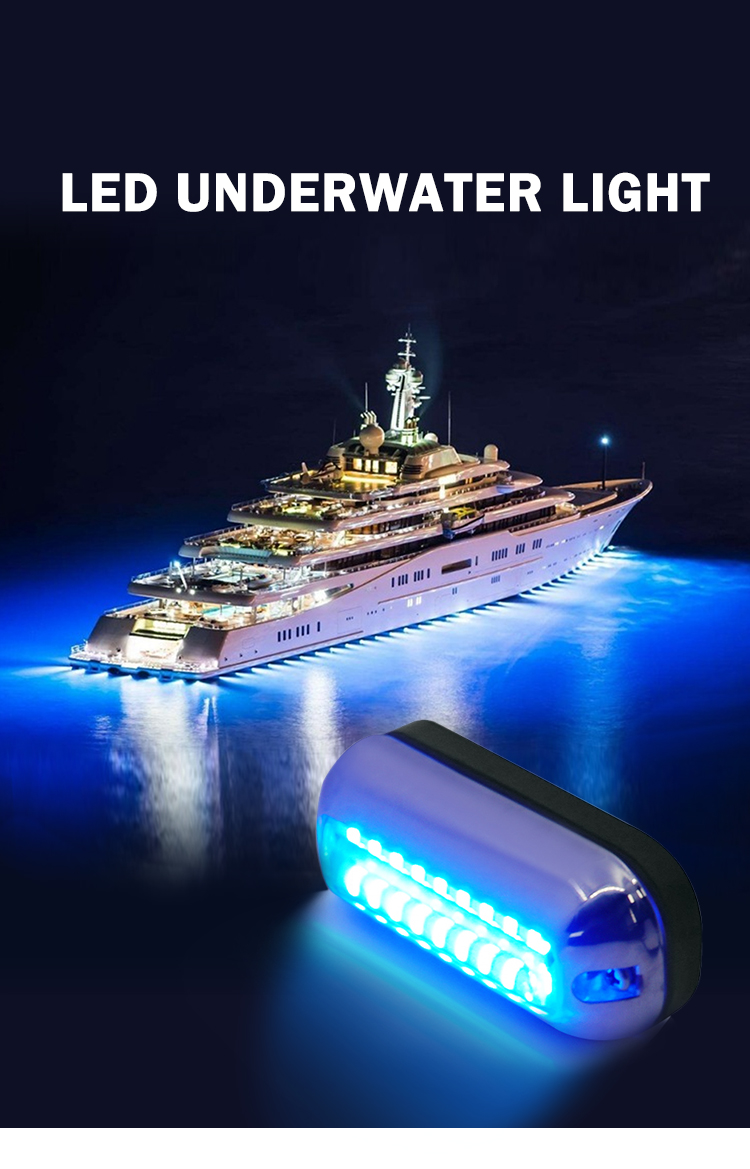 Genuine Marine 12v 24v 316 Stainless Steel Rgb Blue Marine Boat ...