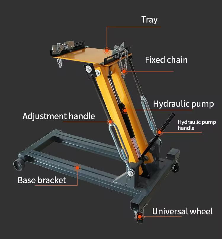 Manual Hydraulic Transmission Gearbox Jack With Adapter, High Quality ...