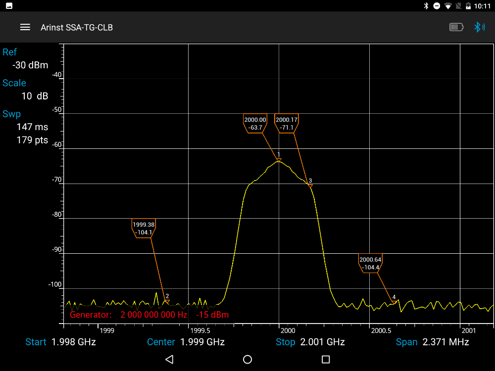 Portable Rf Spectrum Analyzer Arinst Ssa Tg R2 With Tracking Generator