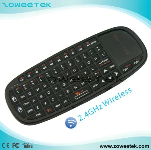 Android Tv Wireless Keyboard With Touchpad And Laser Pointer, High ...