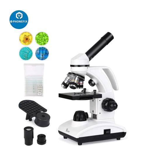 Telmu 40x-1000x Student Lab Microscopes Dual With Led Illuminatio, High ...