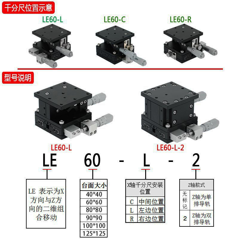 Sales Manual And Technical Guide For Xz Axis Slide Table With Precision ...