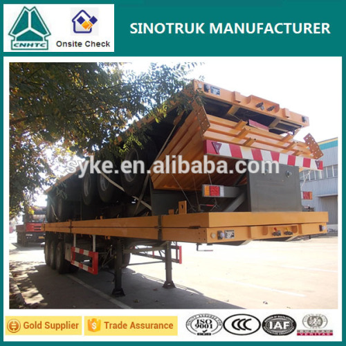 Sinotruk Container Chassis, 40ft Skeleton Semi Trailer, High Quality ...