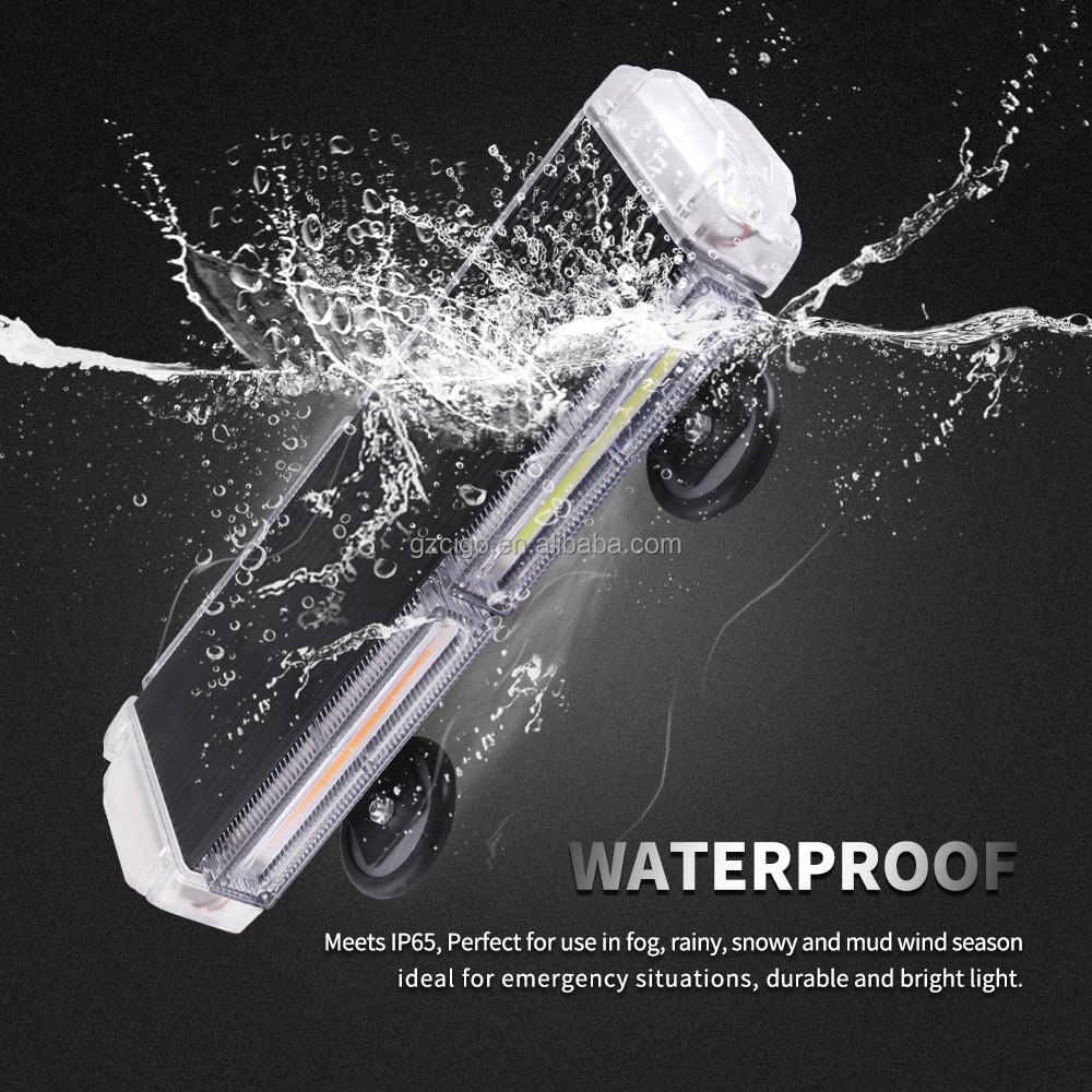 Amber White Cob Strobe Lights Bar For Emergency Warning And Traffic ...