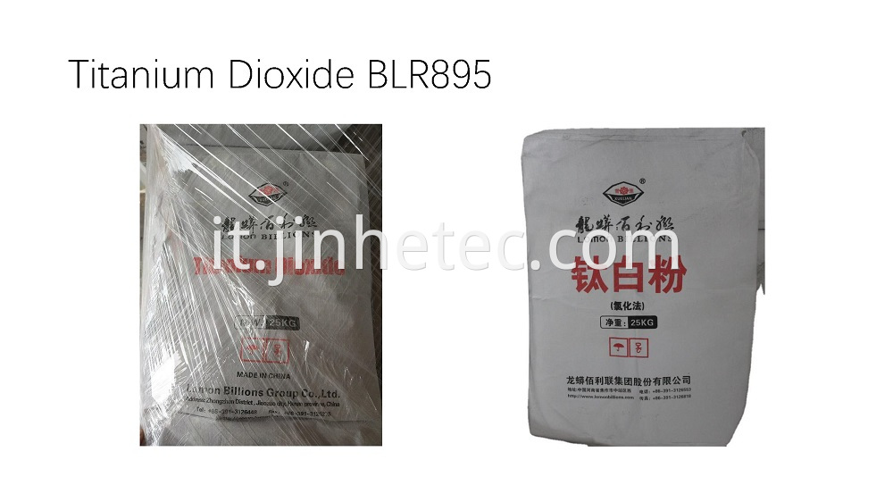Cina Rivestimento bianco tio2 lomon titanio biossido BLR895 Produttori