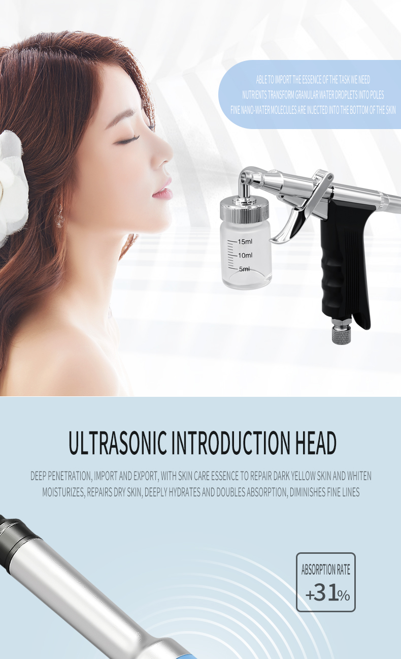 8-in-1 Small Bubbles Pore Cleaning Skin Rejuvenation Water Oxygen Jet ...