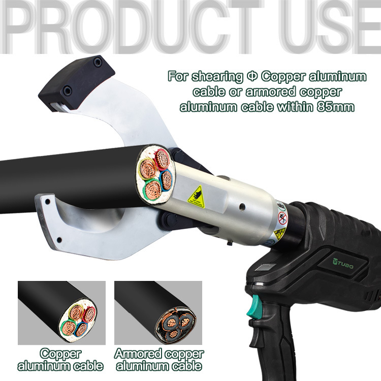 2024 Tubo Hydraulic Steel Cable Cutter For Steel Wire Rope Cutting Tool ...