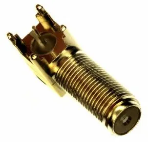 Pcb Mount Female Right Angle F Conector, High Quality Pcb Mount Female ...