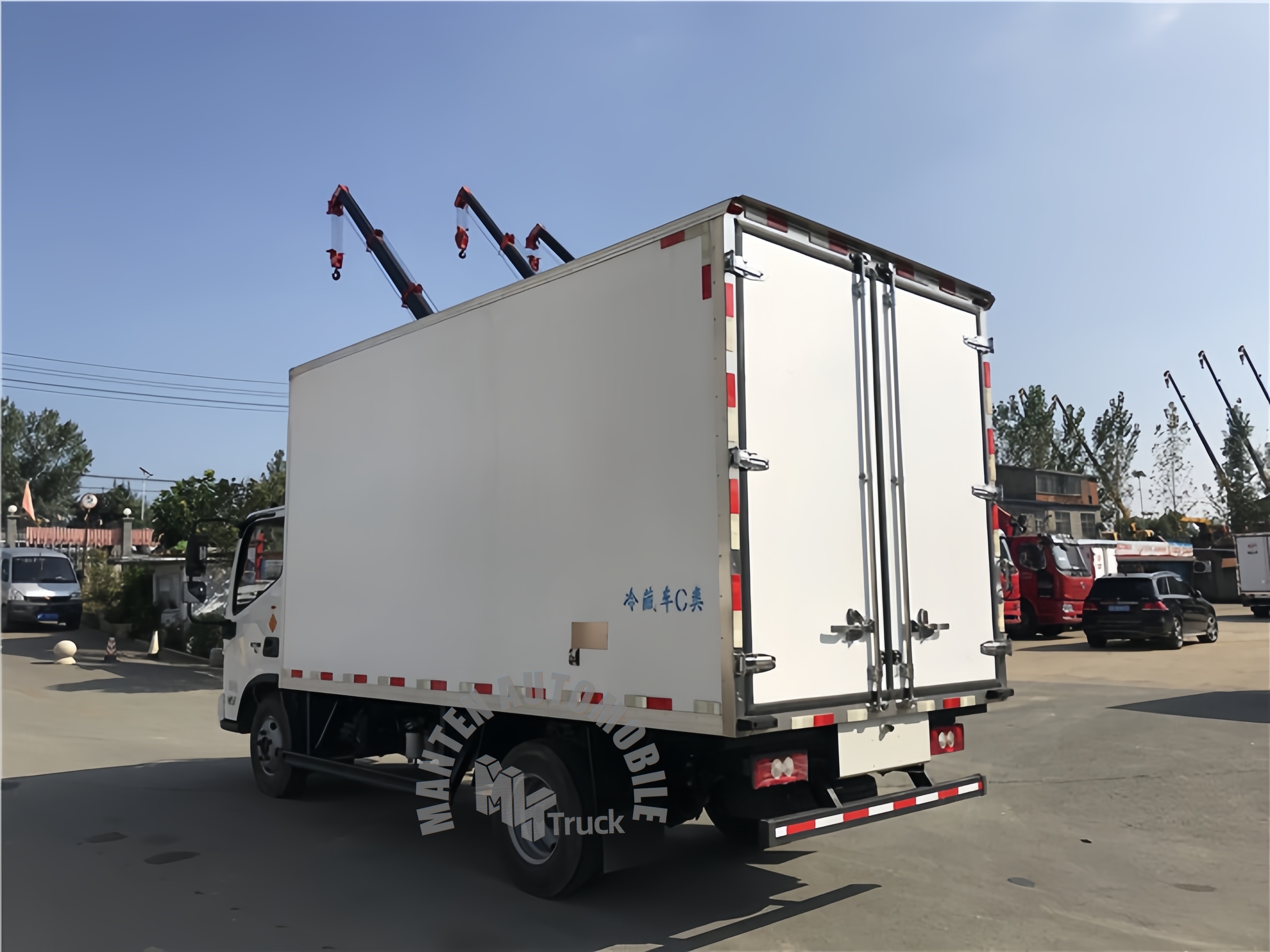 Freezer Van Truck Foton Shacman 4x2 18cbm With Thermo King, High ...