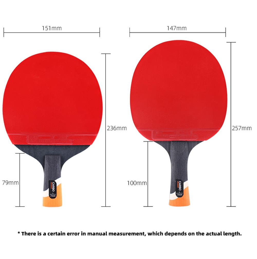 Stiga 6 Star Table Tennis Racket Pro Ping-pong Paddle Pimples In For ...