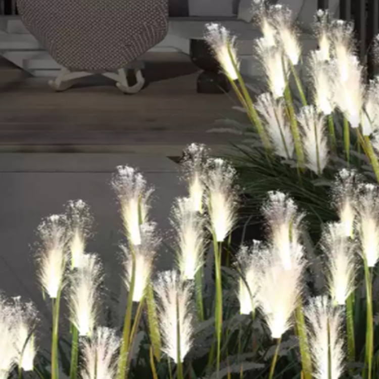 Kinz Sg-kn-lf02 Solar-powered Fiber Optic Led Decorating Reed, High ...