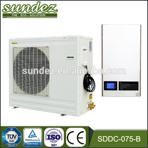 Refrigerant R410a 150l Tank Monoblock Heating Dhw Dc Inverter Scroll