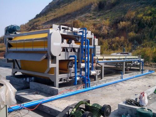 Continuous Steel Industrial Filter Press For Municipal Sewage Longe ...