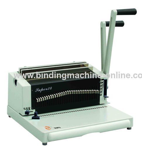 Manual Twin Wire Binding Machine For A4 & A3 Size , High Quality Manual ...