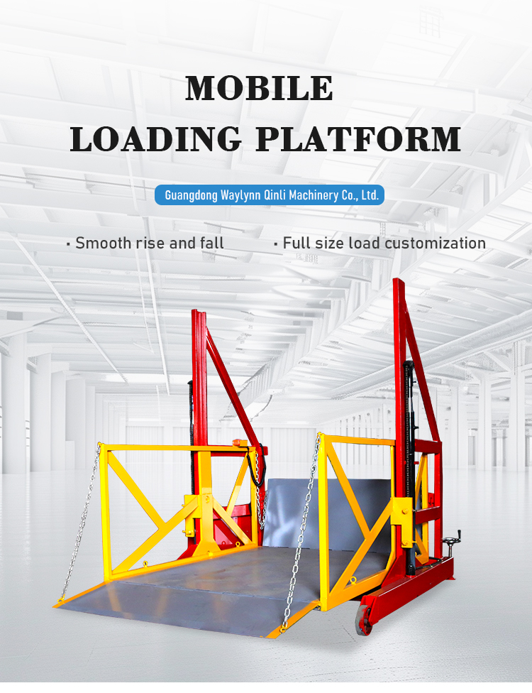 Hydraulic Mobile Loading Platform For Cargo Lift And Truck Loading ...
