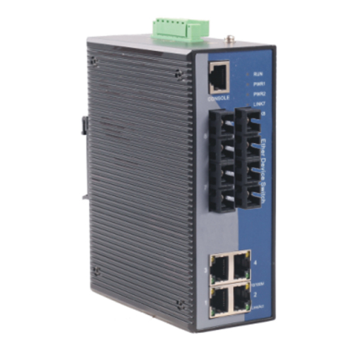 8 Port Web-managed Industrial Ethernet Switch (2 Optic Port Mien6208-s4 ...