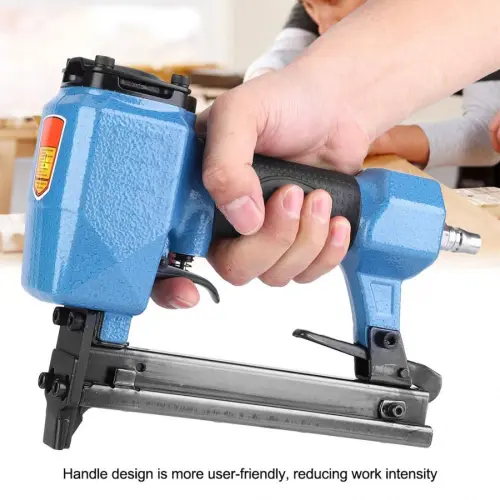 U-type Pneumatic Air Stapler Nailer Fine Stapler 10-22mm 4-8mpa Blue ...