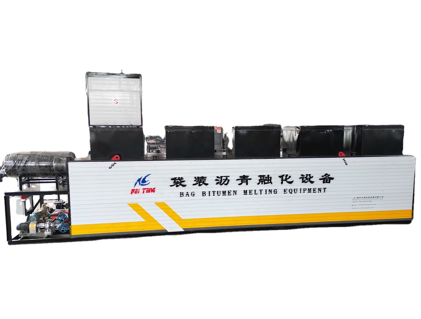 Double Heating Systems Big Bag Bitumen Melting Machine For Road ...