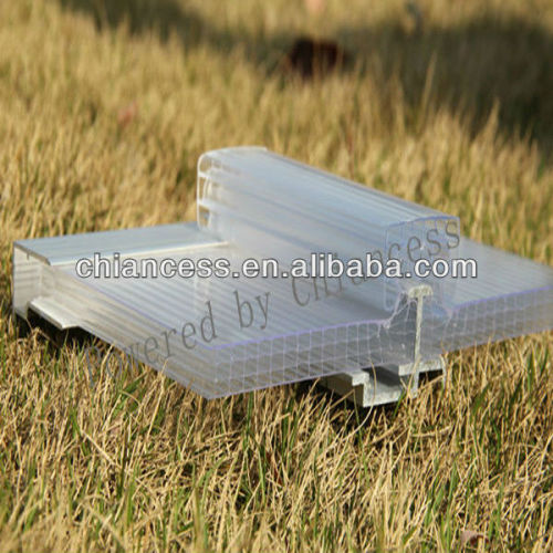 U-lock Polycarbonate Sheet 4-layer Rectangle Structure Daylighting ...