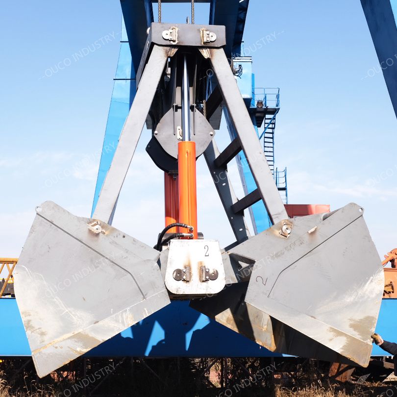 Clamshell grab, 15 CBM intelligent remote control grab for port bulk ...
