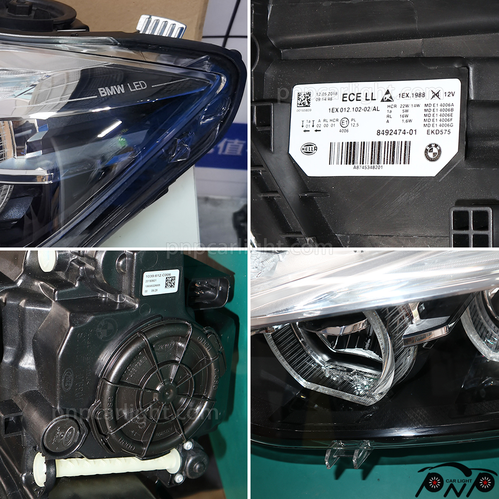 Black LED headlights for BMW 3'LCI China Manufacturers Suppliers ...
