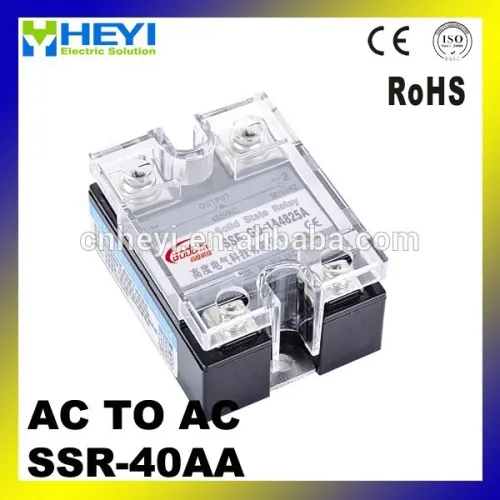 Ac Ac Solid State Relay 80-250vac Single Phase Solid State Relay Manufacturer, High Quality Ac ...