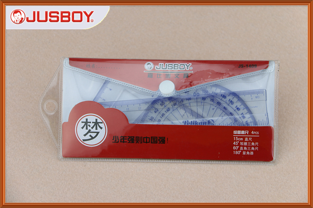 Pvc Packing Student Geometry Set - School Math Ruler Kit, High Quality ...