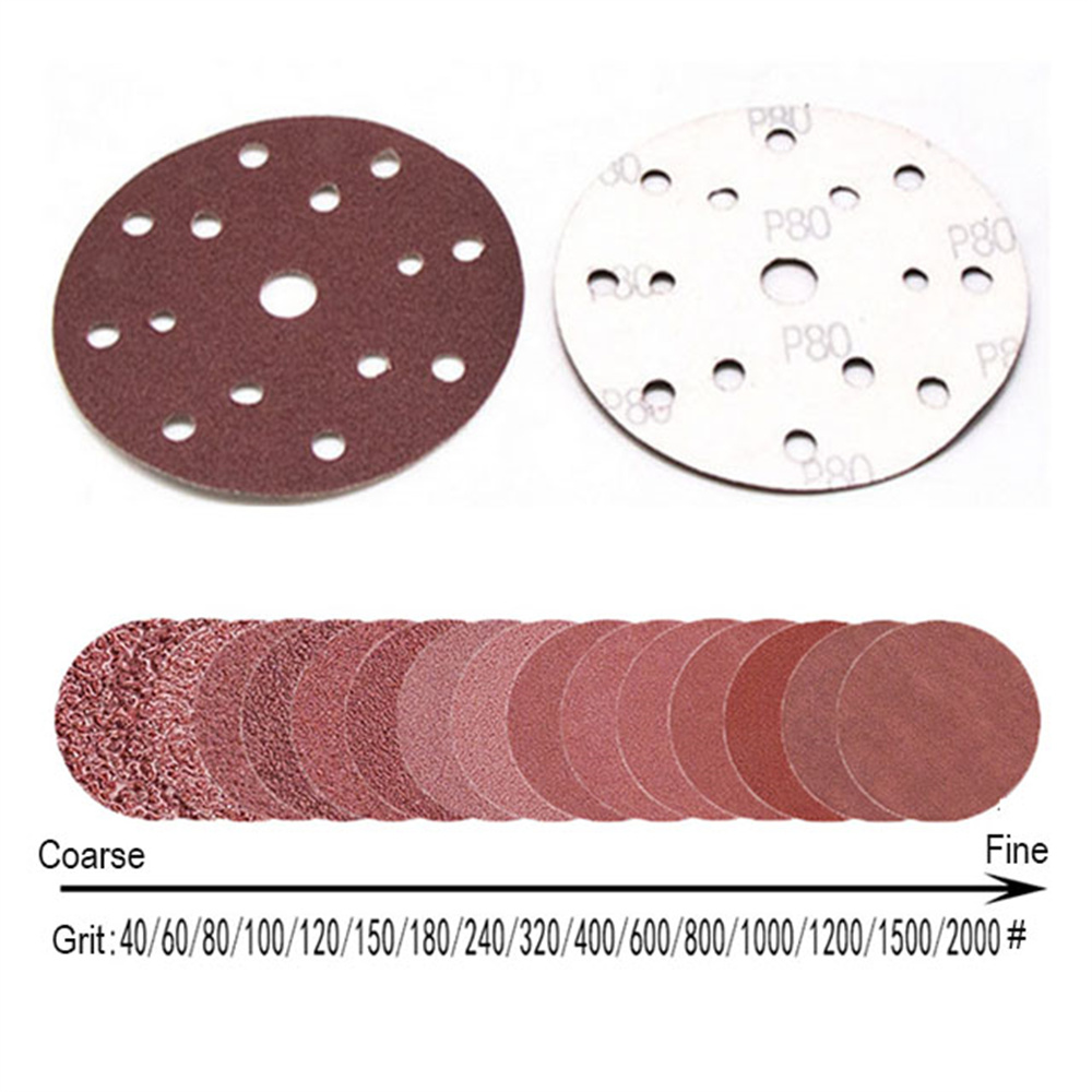 150mm Alumina Abrasive Sand Disc Paper 15holes, High Quality 150mm ...
