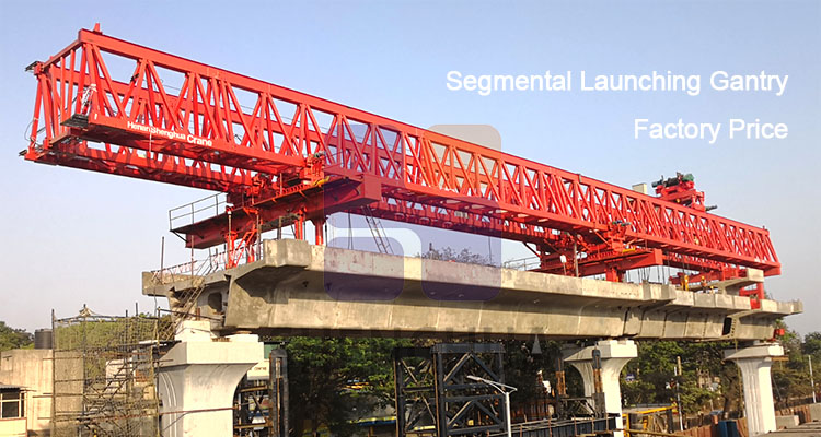 Segmental Bridge Girder Launching Gantry Crane For Bridge Construction ...