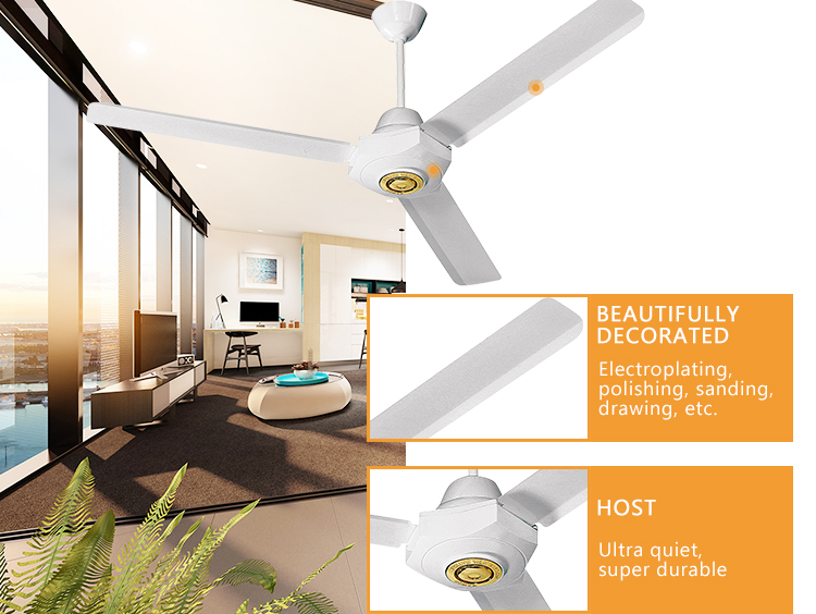 High Velocity Rotating 60 Inch Industrial Ceiling Fan, High Quality ...