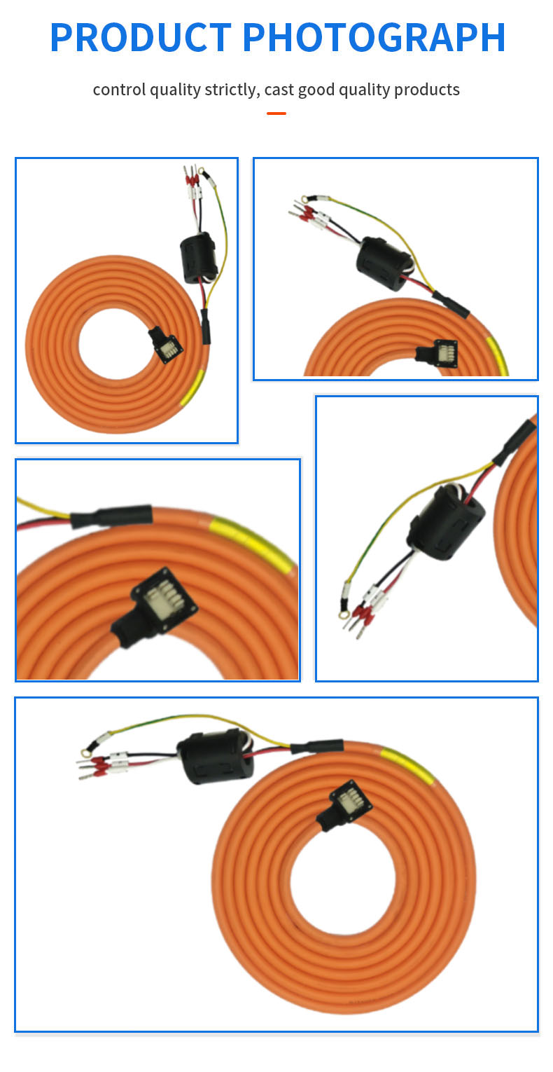 Omron High Flexible Motor Servo Harness Drag Chain Power Cable R88a ...