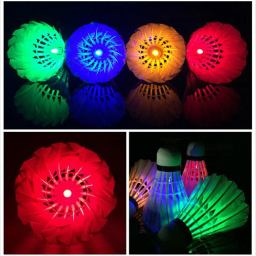 Outdoor Indoor Sports Led Glowing Luminous Badminton Shuttlecock ...