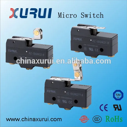 Zippy Micro Switch / Tactile Micro Switch With Lever / High Temperature Micro Switch, High ...