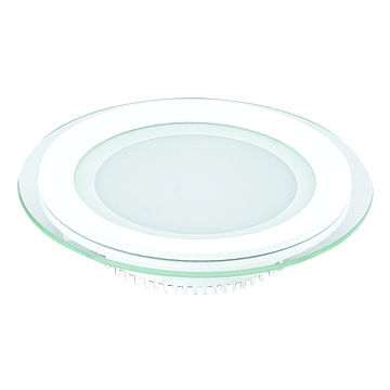 Smd Aluminum + Pc Round Glass Led Panel/ceiling Light, Measures 140 X ...