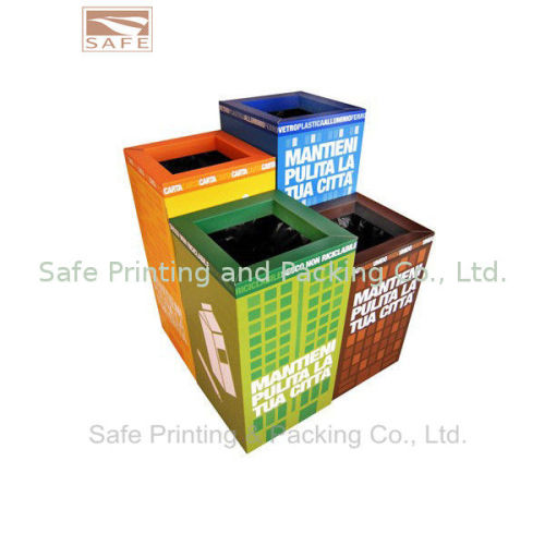 Printed Corrugated Cardboard Bump Bins Display Box For Road, High ...