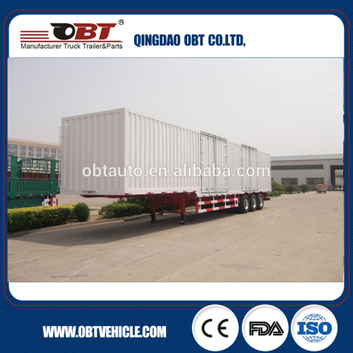 High Strength Steel Van Semi Trailer, High Quality High Strength Steel ...